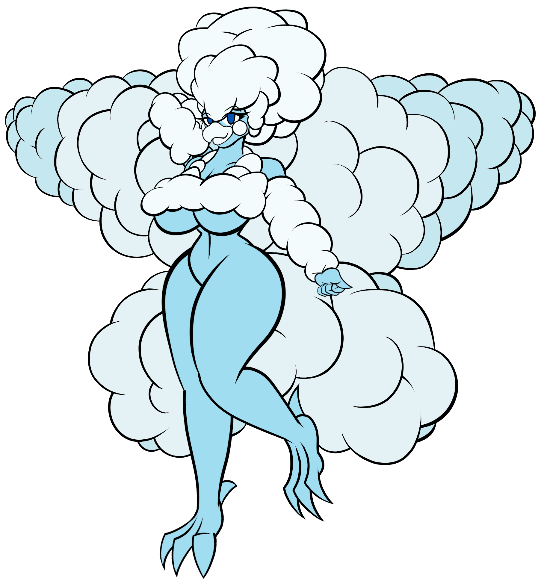 The Big Imageboard Tbib Altaria Anthro Avian Beak Bird Blue Eyes