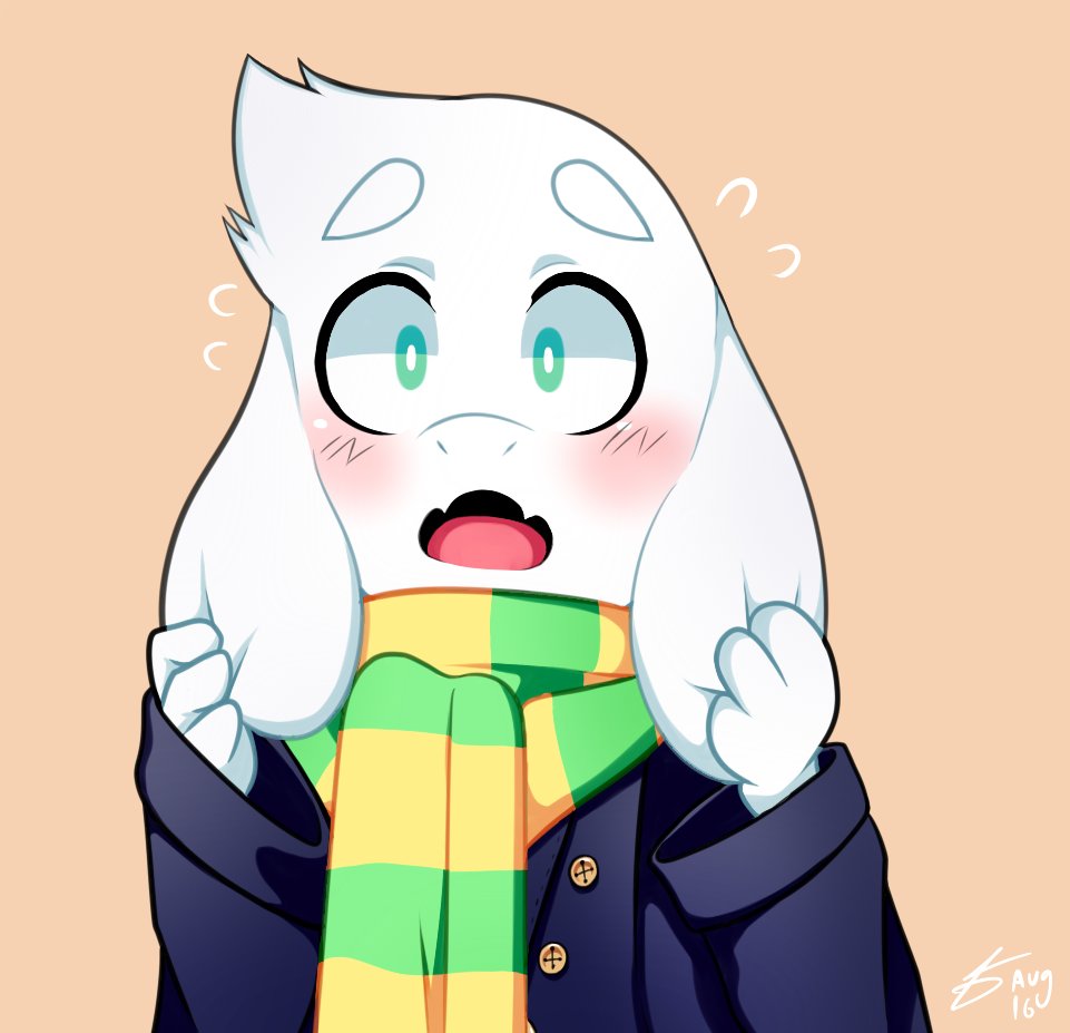 The Big ImageBoard (TBIB) - :o anthro asriel dreemurr blush caprine clothed clothing coat cute ...