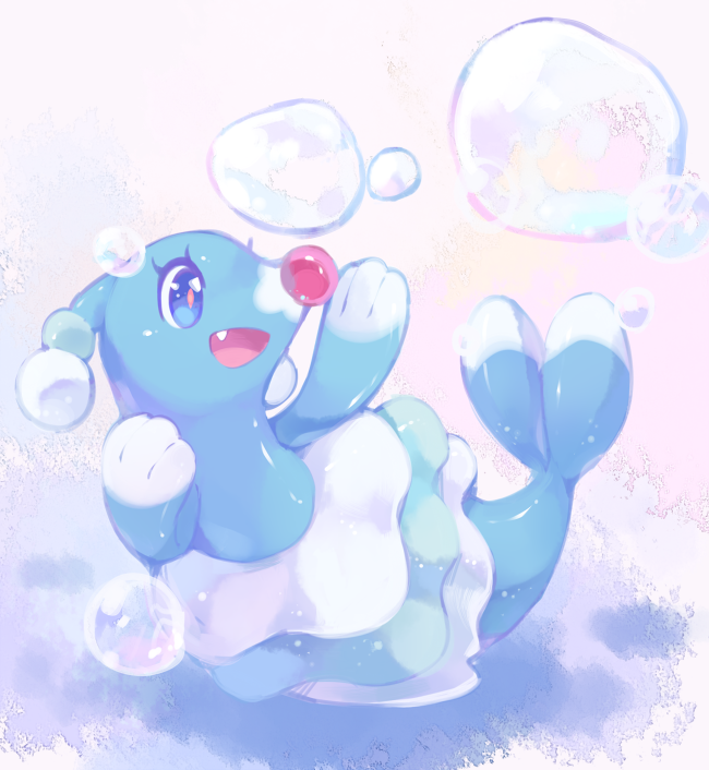 The Big Imageboard Tbib 2016 Blue Body Brionne Bubble Cute Female Feral Mammal Marine