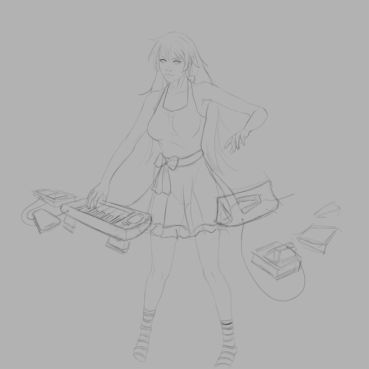 The Big Imageboard Tbib 1girl Artist Request Breasts Character