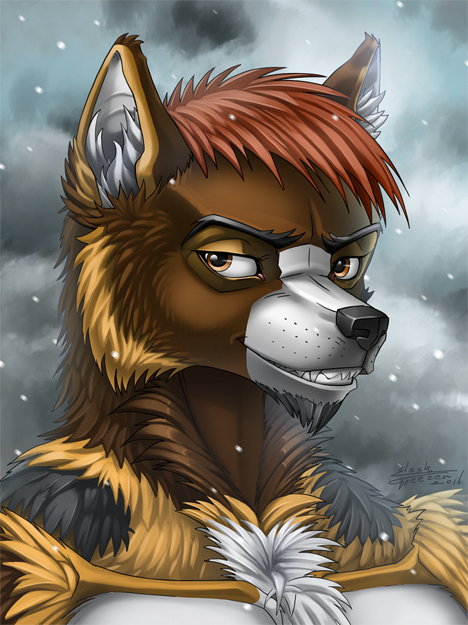 The Big ImageBoard (TBIB) - 3:4 anthro brown eyes bust portrait canid canine canis domestic dog ...