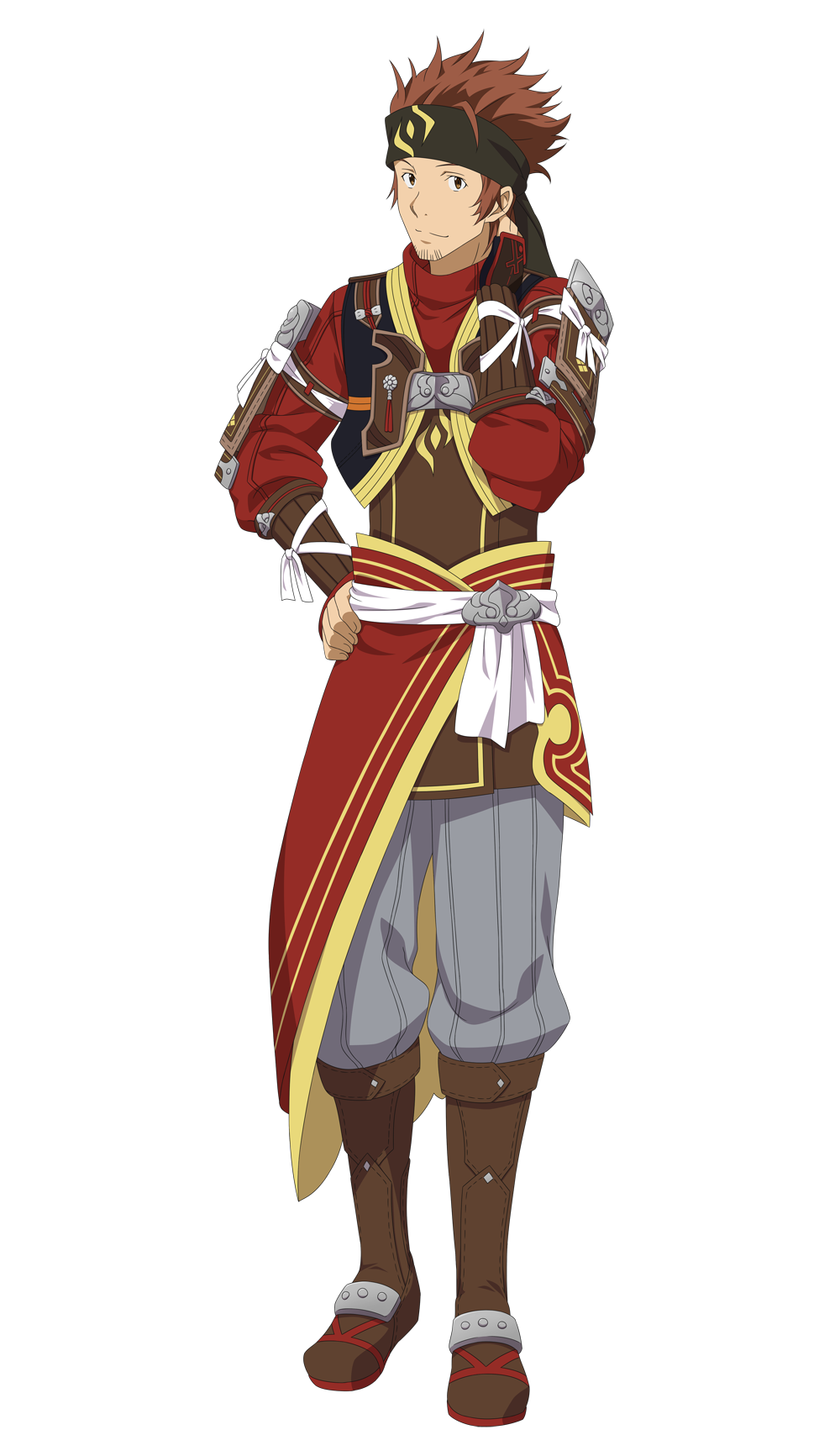 The Big ImageBoard (TBIB) - 1boy bandanna brown eyes brown hair hand on ...