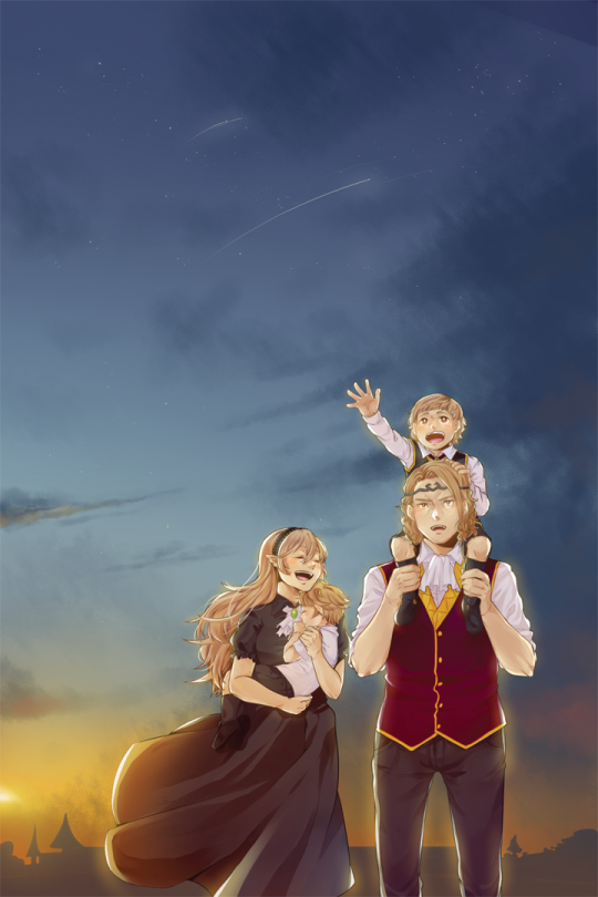 The Big ImageBoard (TBIB) - 1girl 3boys aristocratic clothes arm up ...