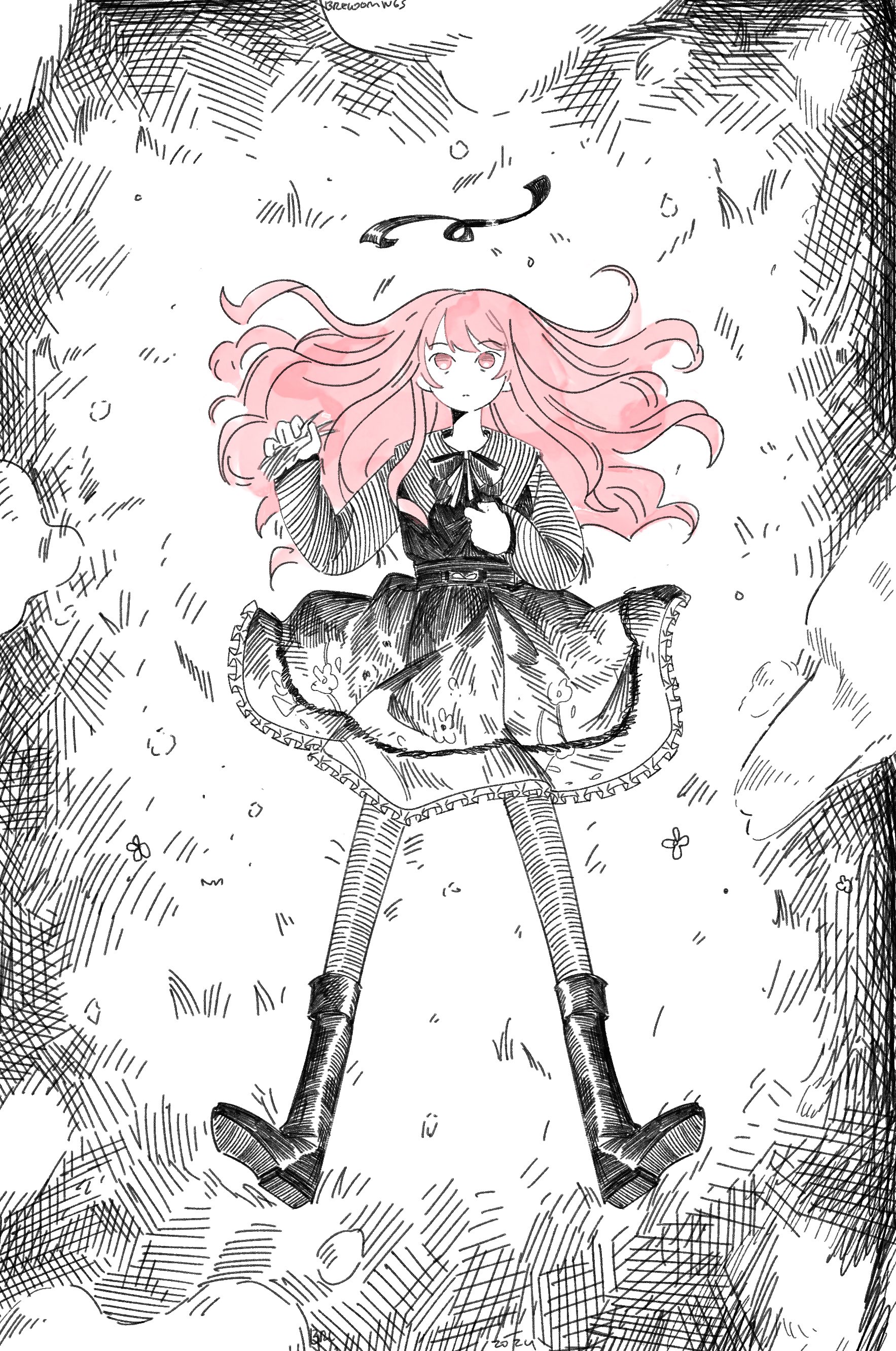 The Big ImageBoard (TBIB) - 1other absurdres akiyama mizuki black bow ...