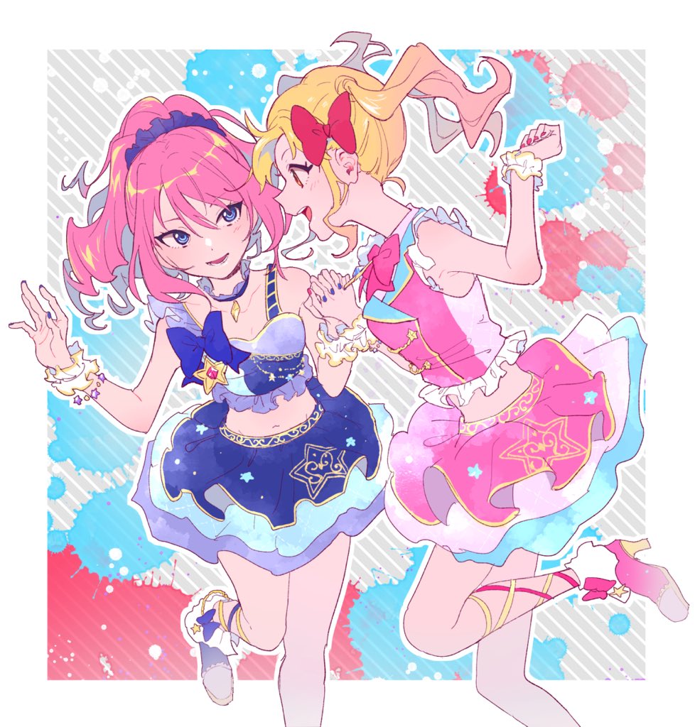 The Big ImageBoard (TBIB) - 2girls aikatsu! (series) aikatsu stars! bad id bad twitter id blonde ...