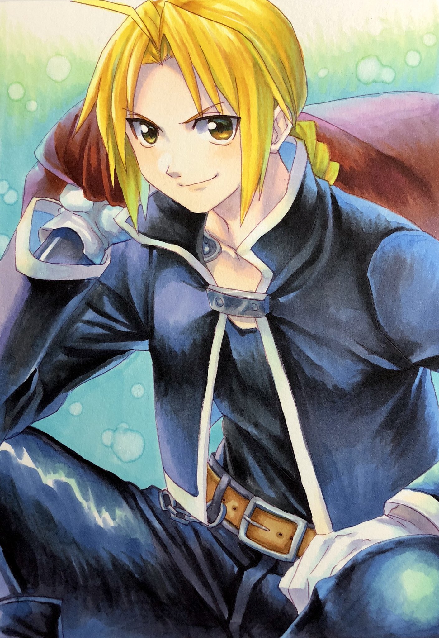 The Big ImageBoard (TBIB) - 1boy ahoge blonde hair braid brothers coat ...