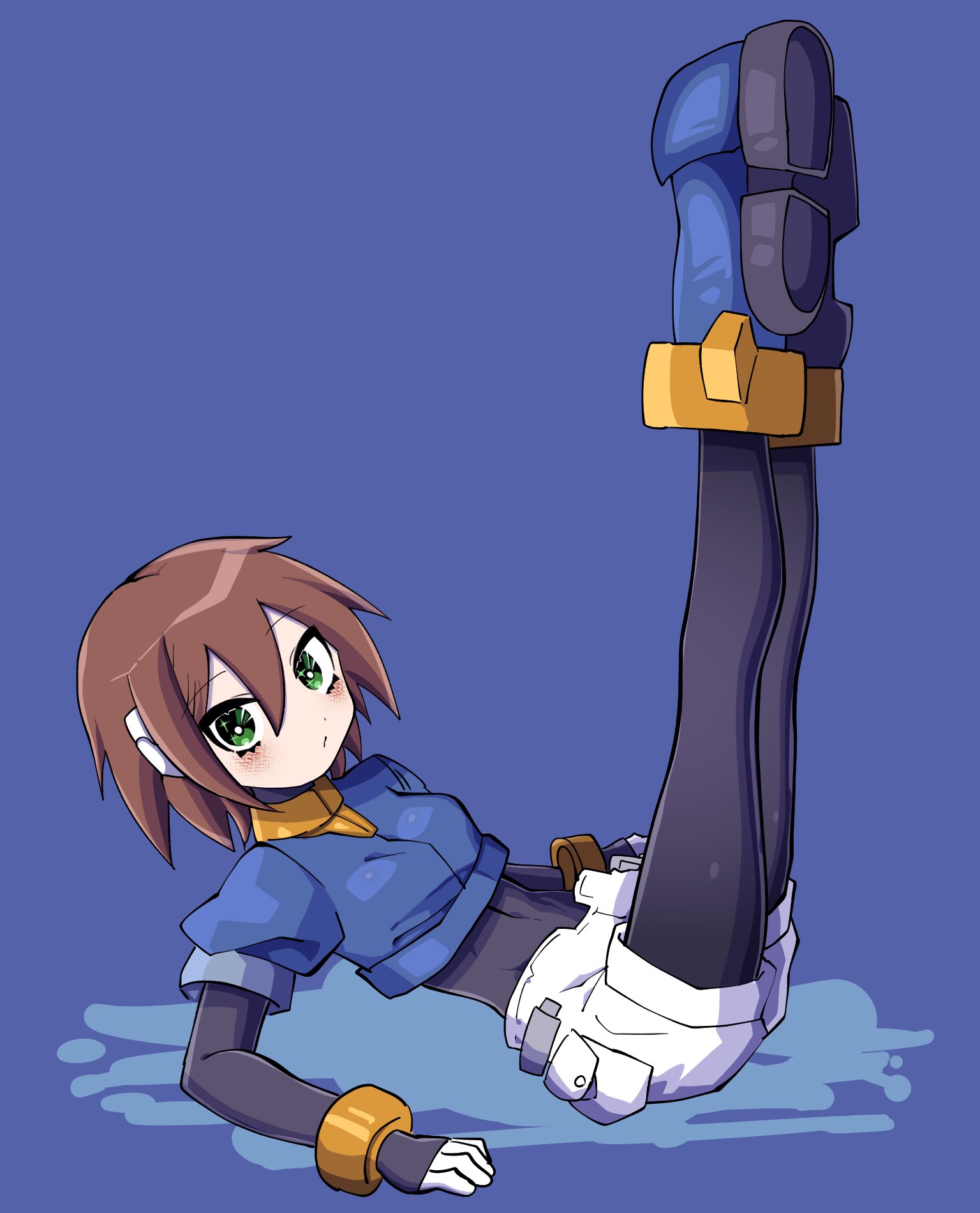 The Big Imageboard Tbib 1girl Aile Mega Man Zx Black Bodysuit