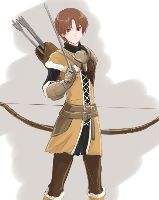The Big ImageBoard (TBIB) - 1boy arrow (projectile) bow (weapon) brown ...