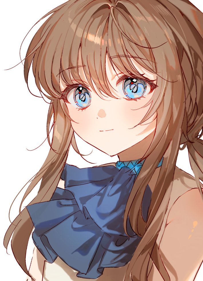 The Big ImageBoard (TBIB) - 1girl amiya (arknights) arknights ascot blue ascot blue eyes brown ...