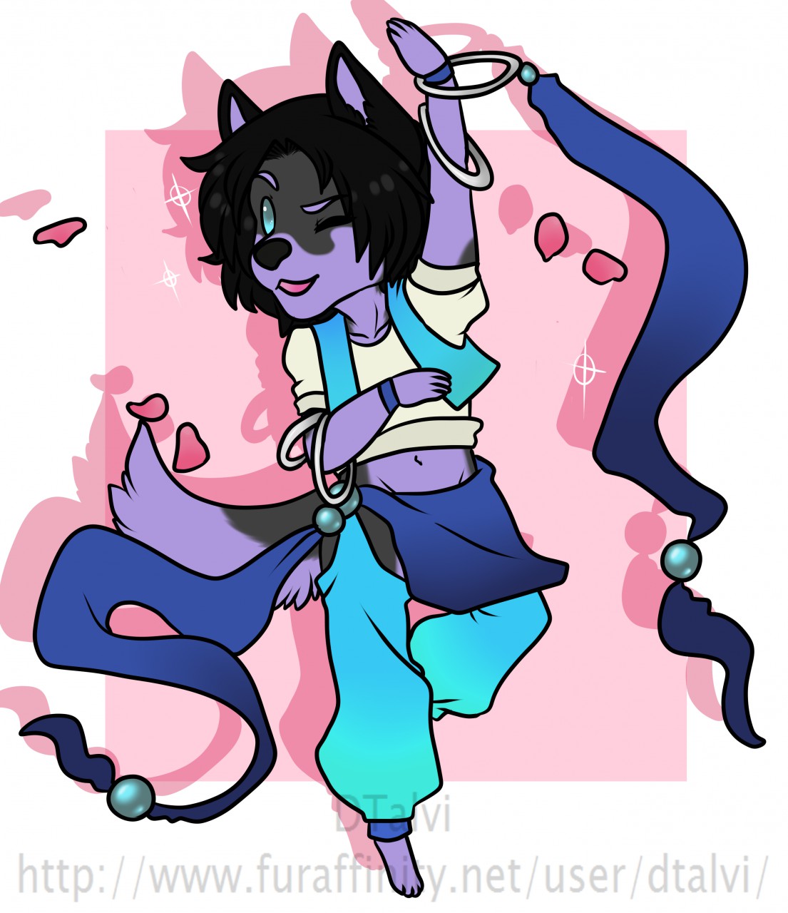 The Big ImageBoard (TBIB) - anthro barefoot biped black hair bracelet canid canine chibi clothed ...