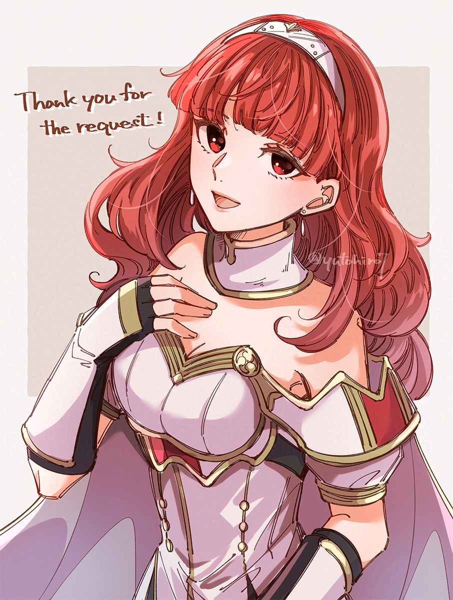 The Big ImageBoard (TBIB) - 1girl armor armored dress black gloves blunt bangs cape celica (fire ...