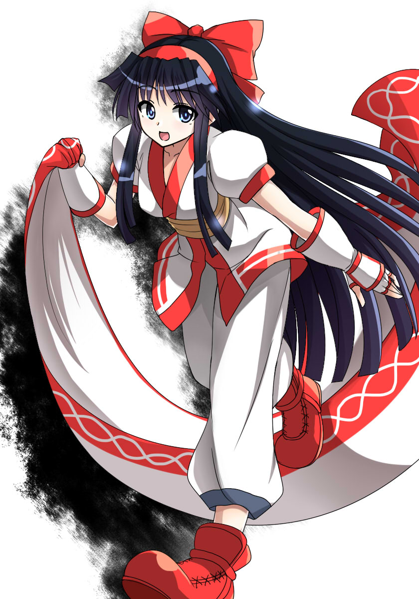 The Big Imageboard Tbib Ainu Clothes Alice360 Black Hair Blue Eyes