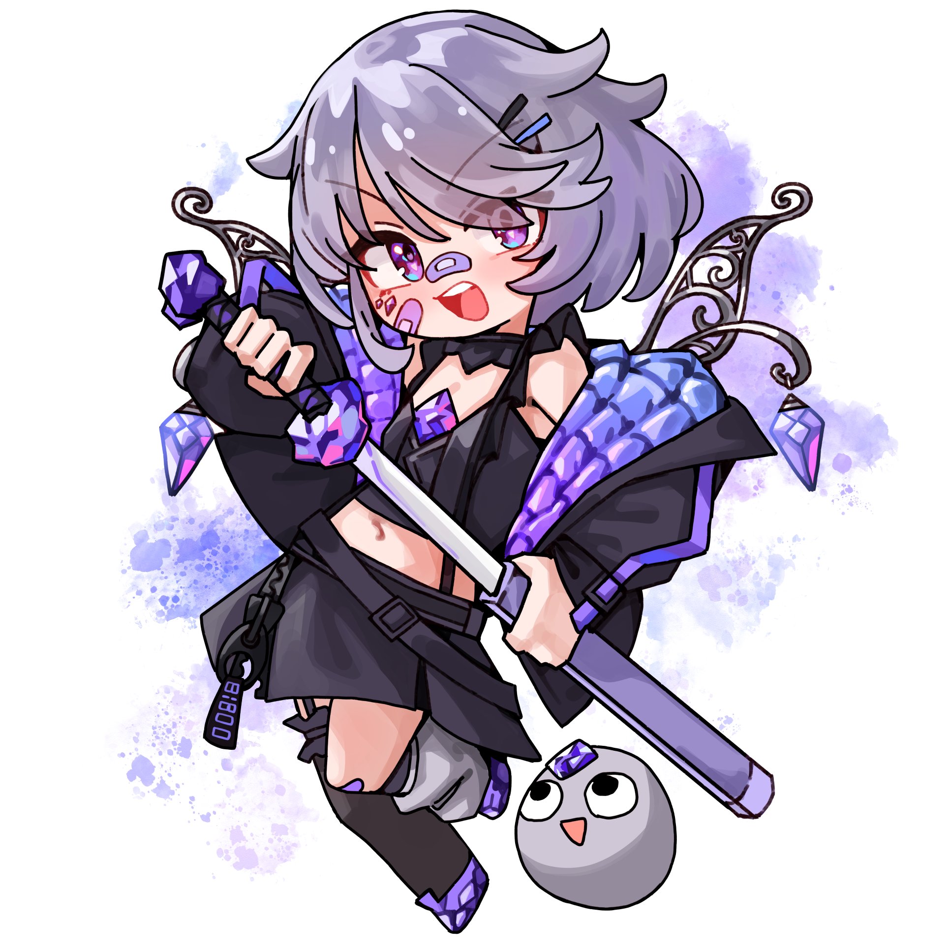 The Big ImageBoard (TBIB) - bandaid chibi gem highres hololive hololive ...