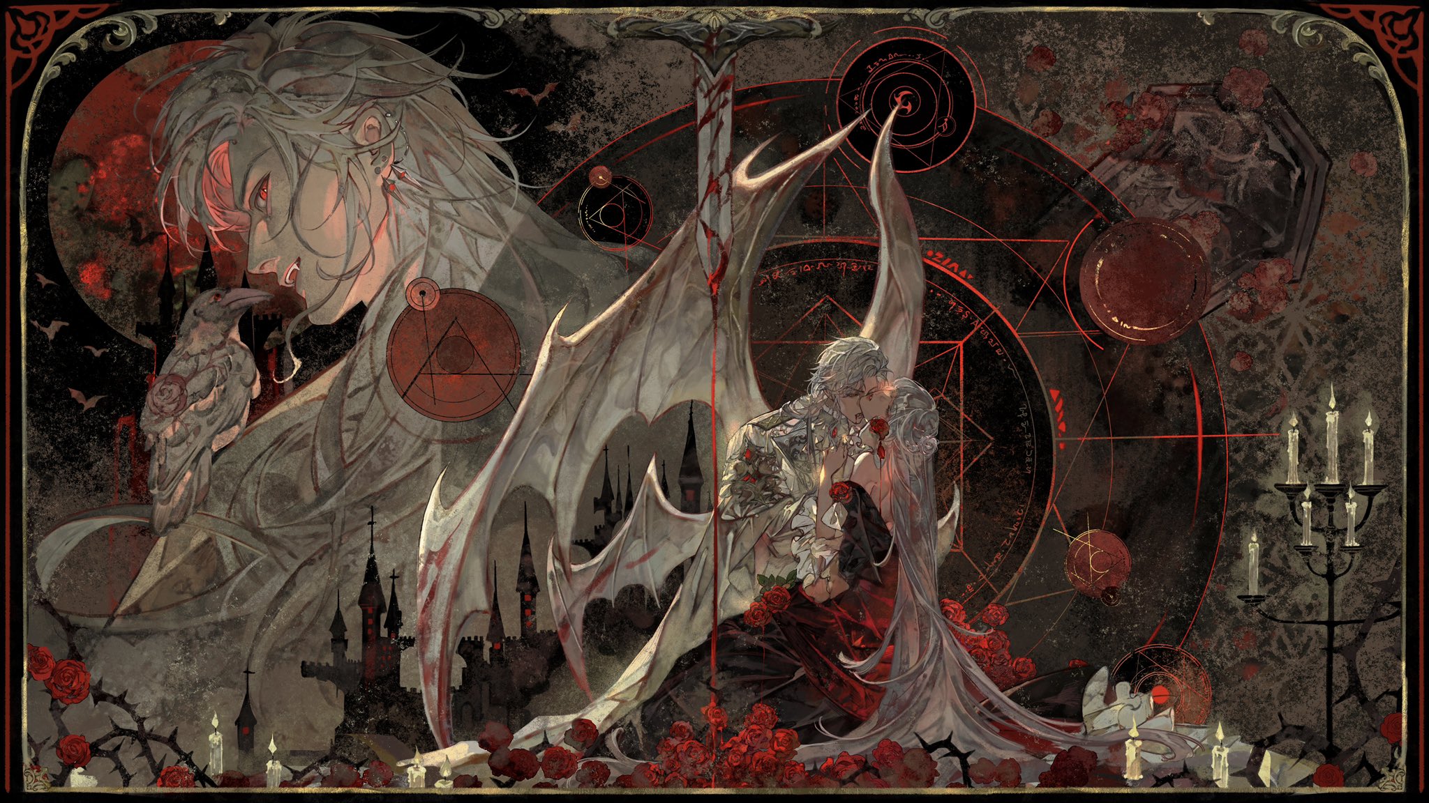 The Big ImageBoard (TBIB) - bird candelabra candle candlelight ...