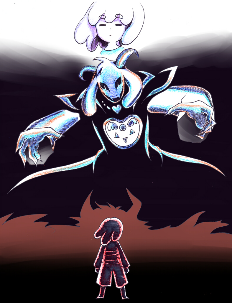The Big ImageBoard (TBIB) - aftertale ambiguous gender asriel dreemurr (god form) boss monster ...