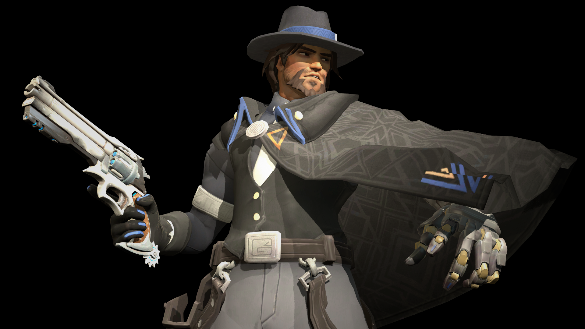 The Big ImageBoard (TBIB) - 1boy 3d brown hair male focus mccree ...