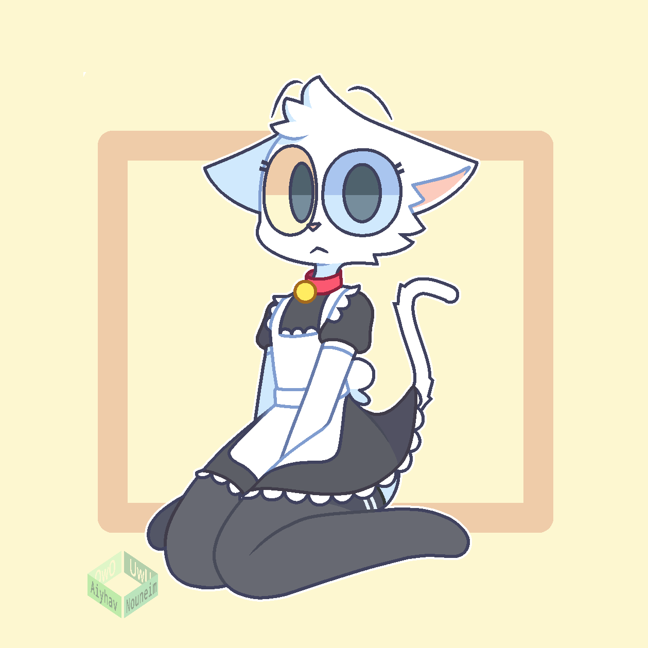 The Big ImageBoard (TBIB) - 1:1 2020 aiyhav nouneim anthro bell bell collar black eyes blue ...