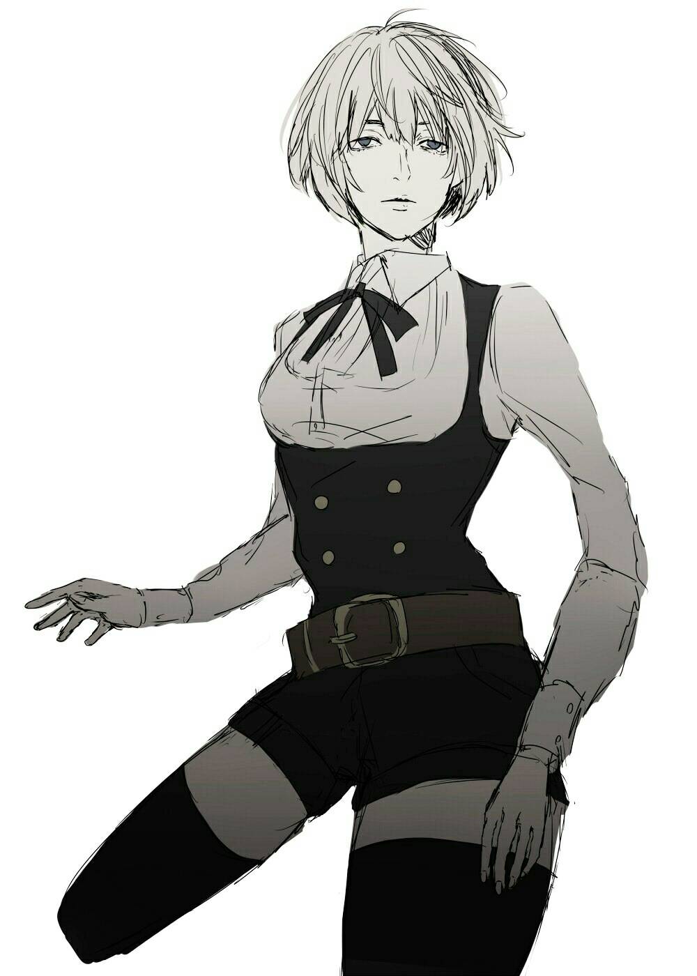 The Big ImageBoard (TBIB) - 1girl belt erica erica (gansta) gangsta ...