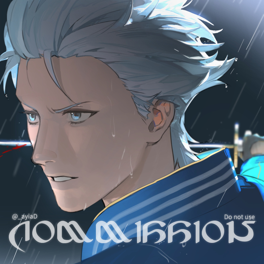 The Big ImageBoard (TBIB) - 1boy bishounen black gloves blue coat blue eyes coat devil may cry ...
