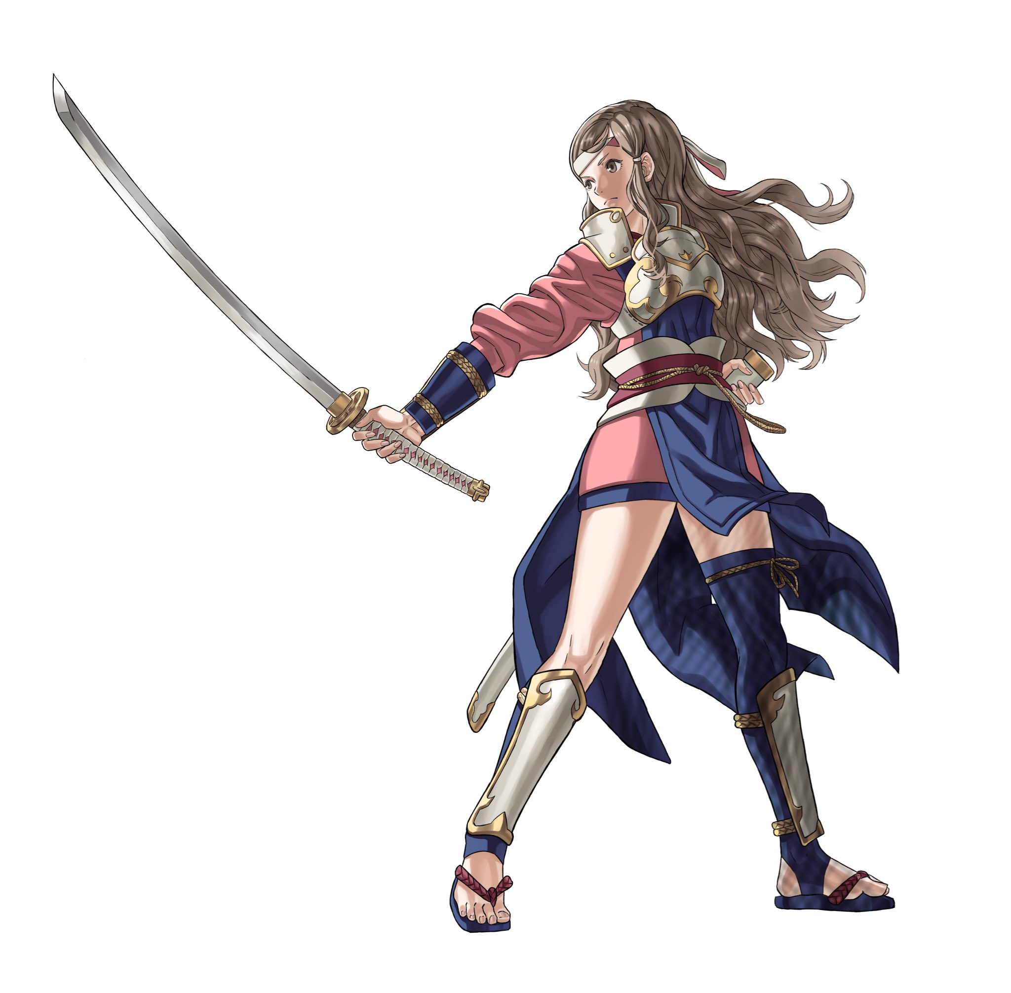 The Big ImageBoard (TBIB) - 1girl armor asymmetrical legwear brown eyes ...