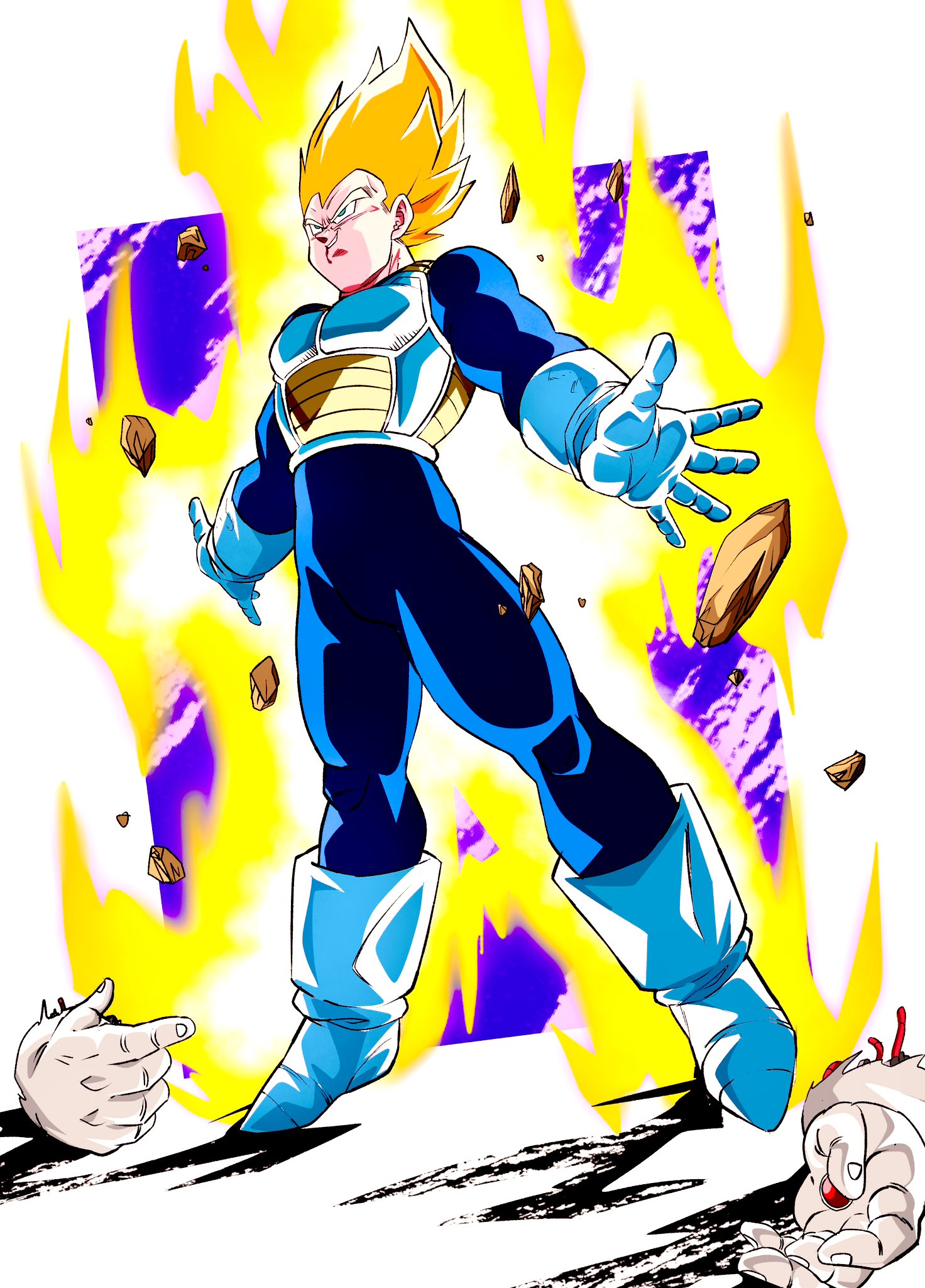 The Big ImageBoard (TBIB) - 1boy android 19 armor aura blonde hair blood blood from mouth blue ...
