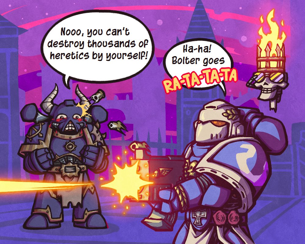 The Big ImageBoard (TBIB) - 2boys adeptus astartes armor bolter cesar ...