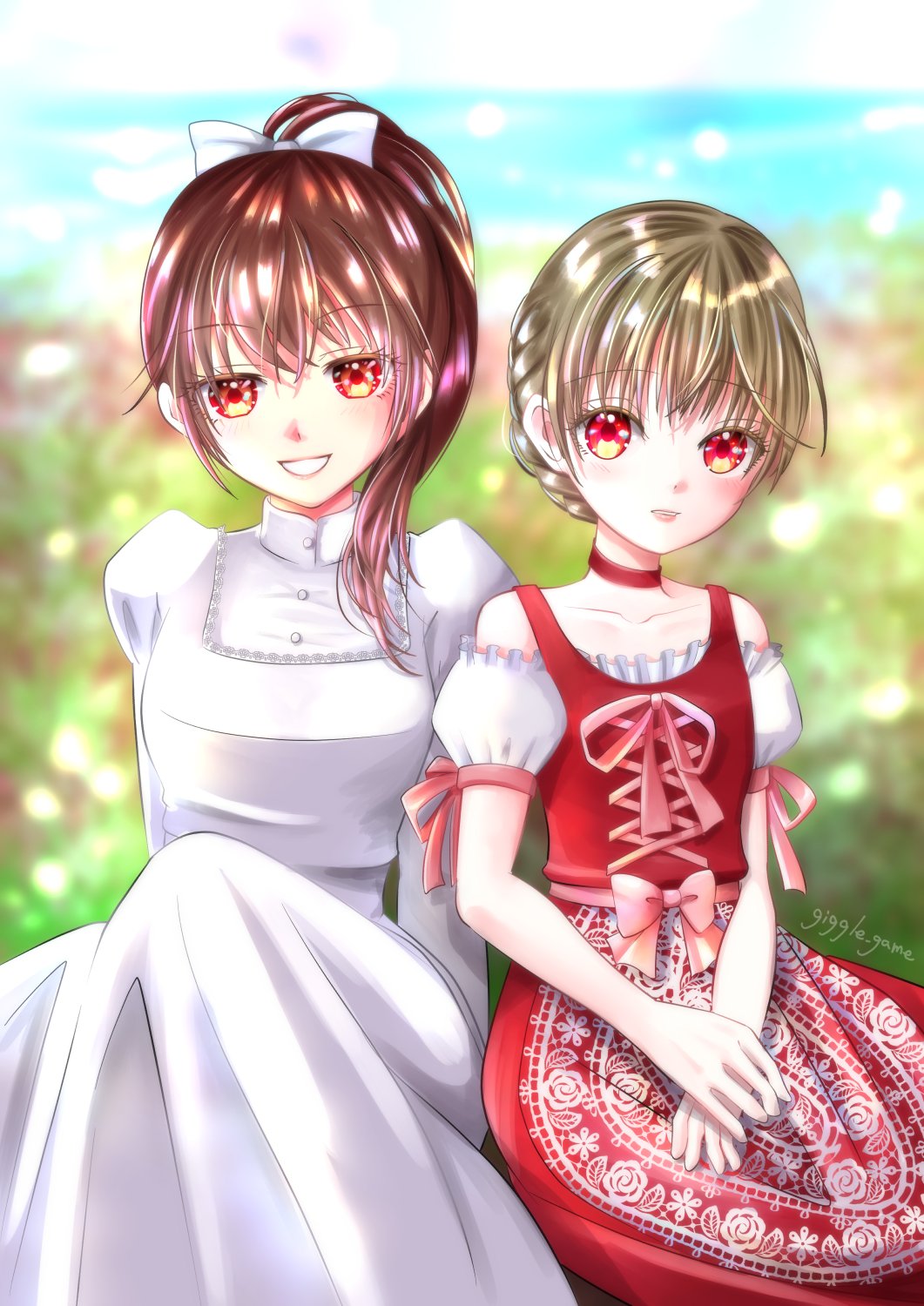 The Big ImageBoard (TBIB) - 2girls berl (berl to okashi no ie) berl to okashi no ie braid ...