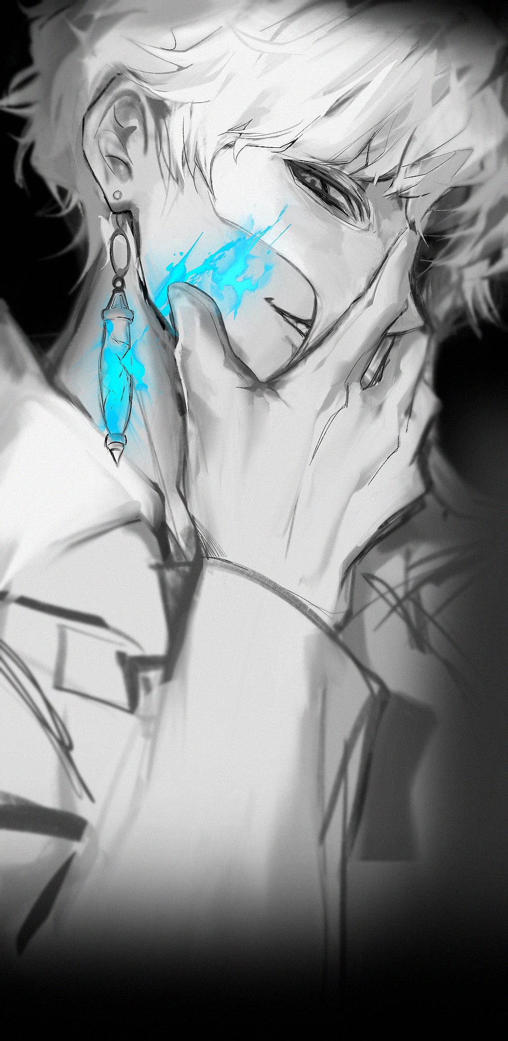 The Big ImageBoard (TBIB) - 1boy dottore (genshin impact) earrings ...