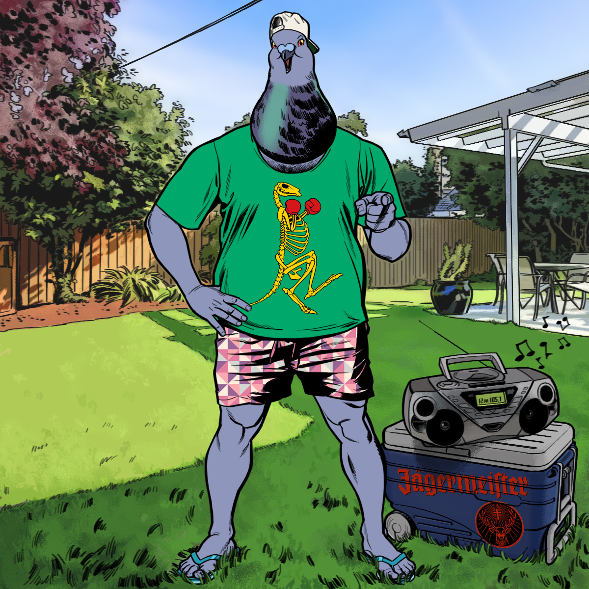 The Big ImageBoard (TBIB) - 1:1 alcohol anthro australia avian beak beverage billmund bird ...