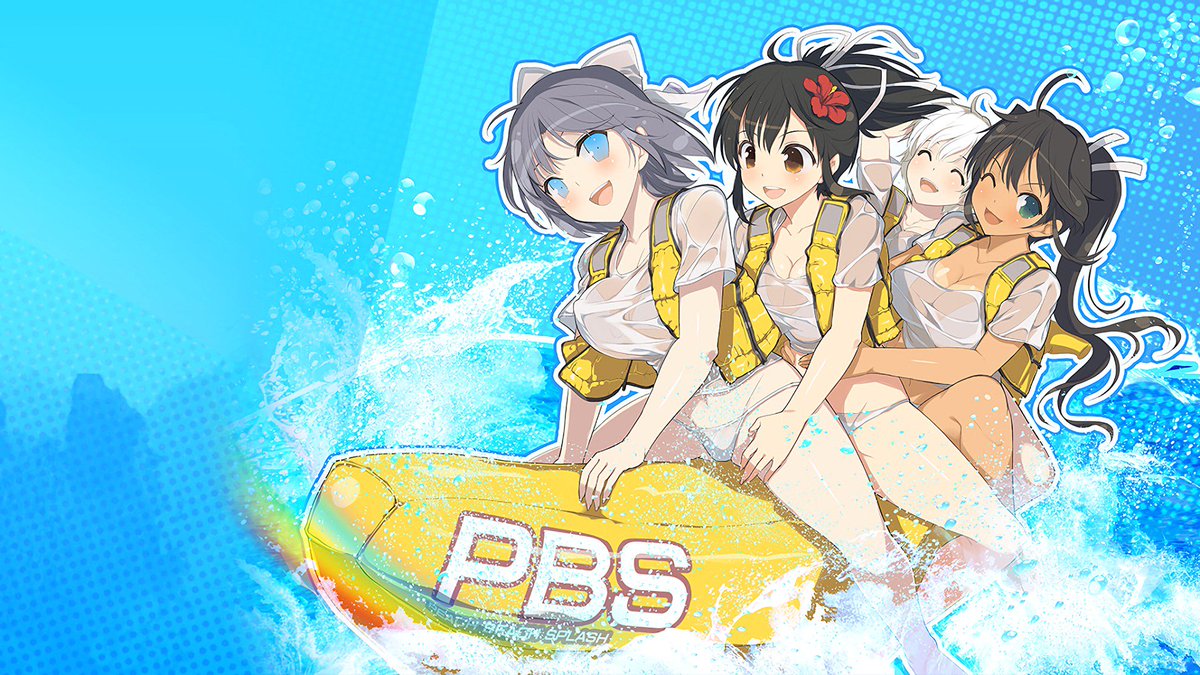 The Big Imageboard Tbib 4girls Asuka Senran Kagura Bikini Breasts