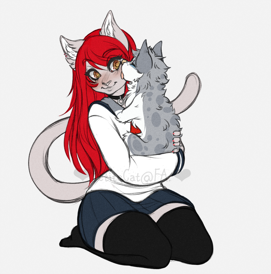 The Big ImageBoard (TBIB) - absolute territory anthro asian clothing black choker black clothing ...