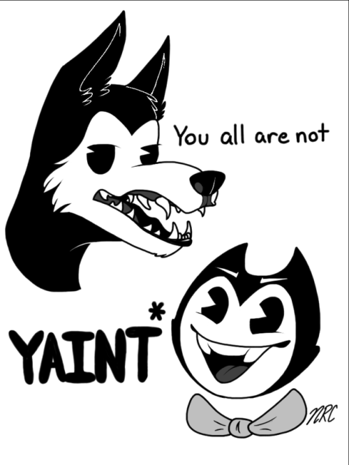 The Big ImageBoard (TBIB) - 2017 anthro bendy bendy and the ink machine black body black eyes ...