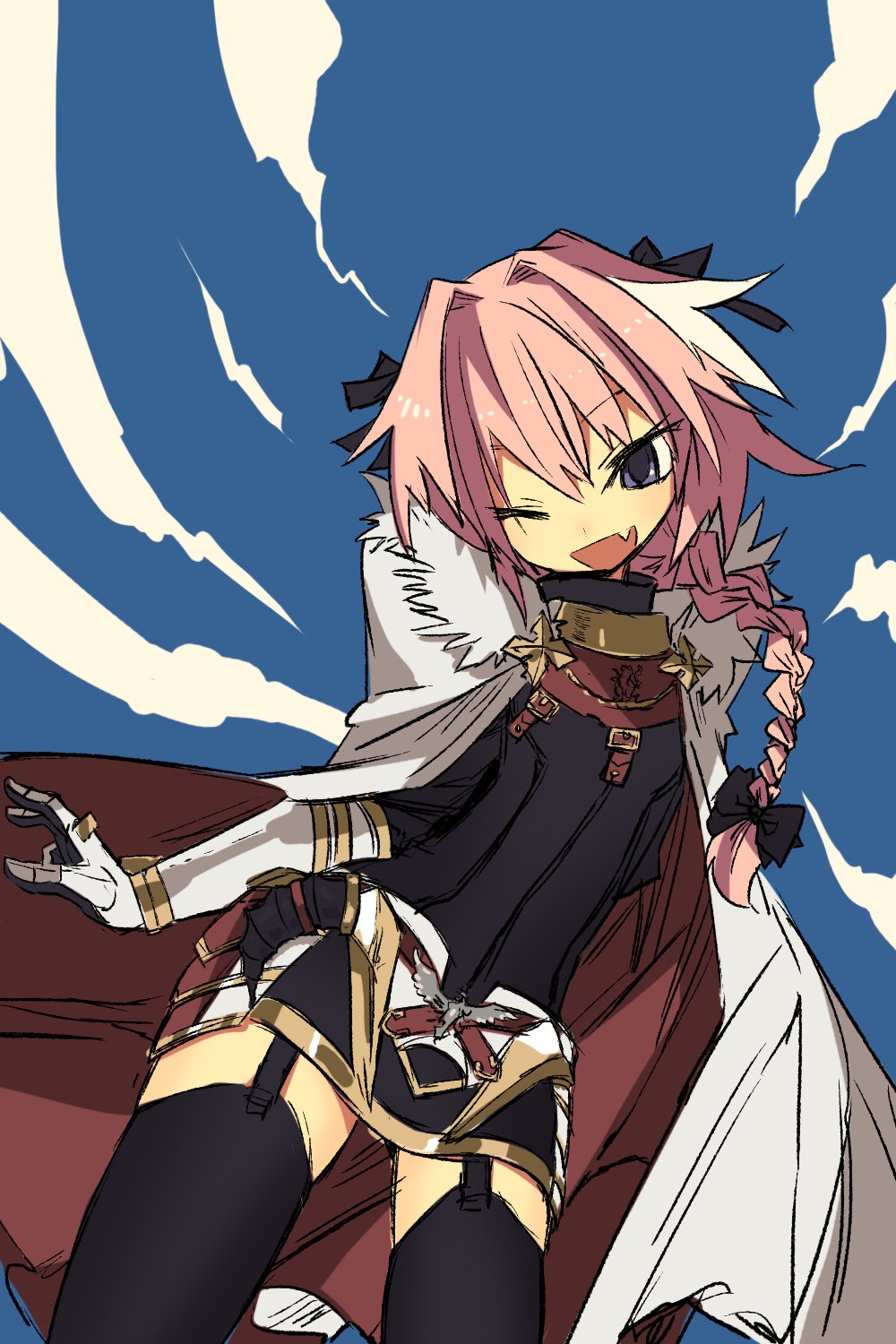 The Big ImageBoard (TBIB) - 1boy ;d astolfo (fate) blush braid cape ...