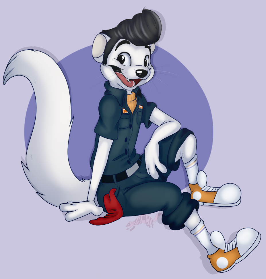 The Big ImageBoard (TBIB) - anthro black hair buddy thunderstruck ...