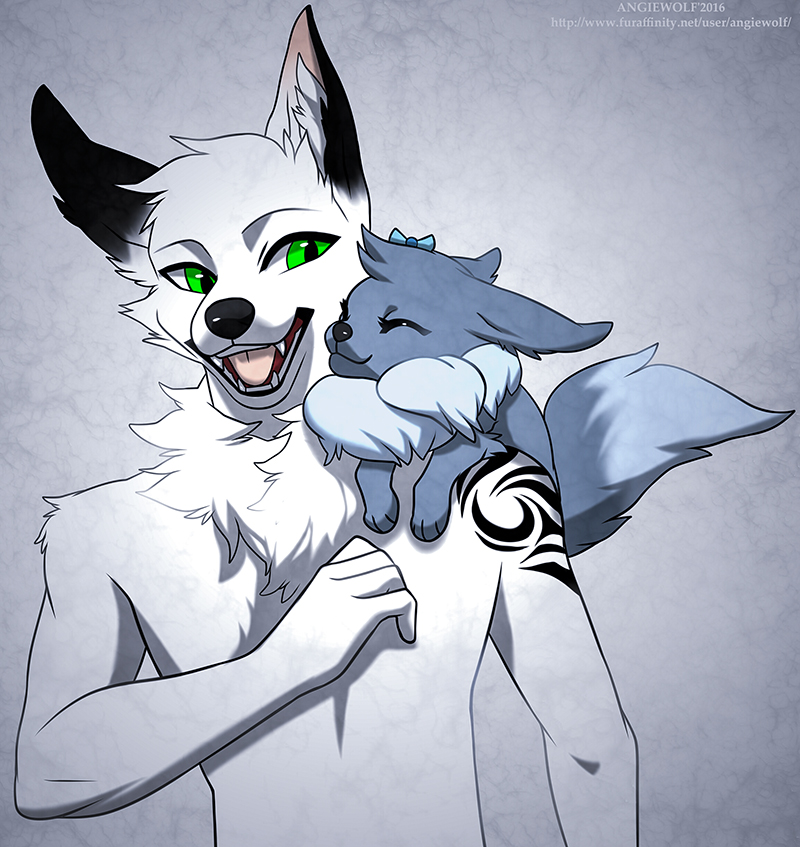 The Big ImageBoard (TBIB) - 2016 angiewolf anthro black nose canid canine canis digital media ...