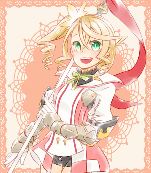 The Big Imageboard Tbib 1girl Alisha Diphda Aqua Eyes Armor Belt