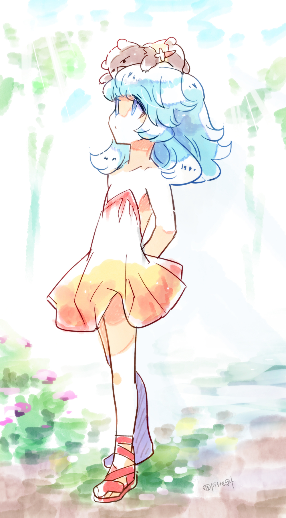 The Big ImageBoard (TBIB) - 1girl artemis (fate/grand order) bear blue ...