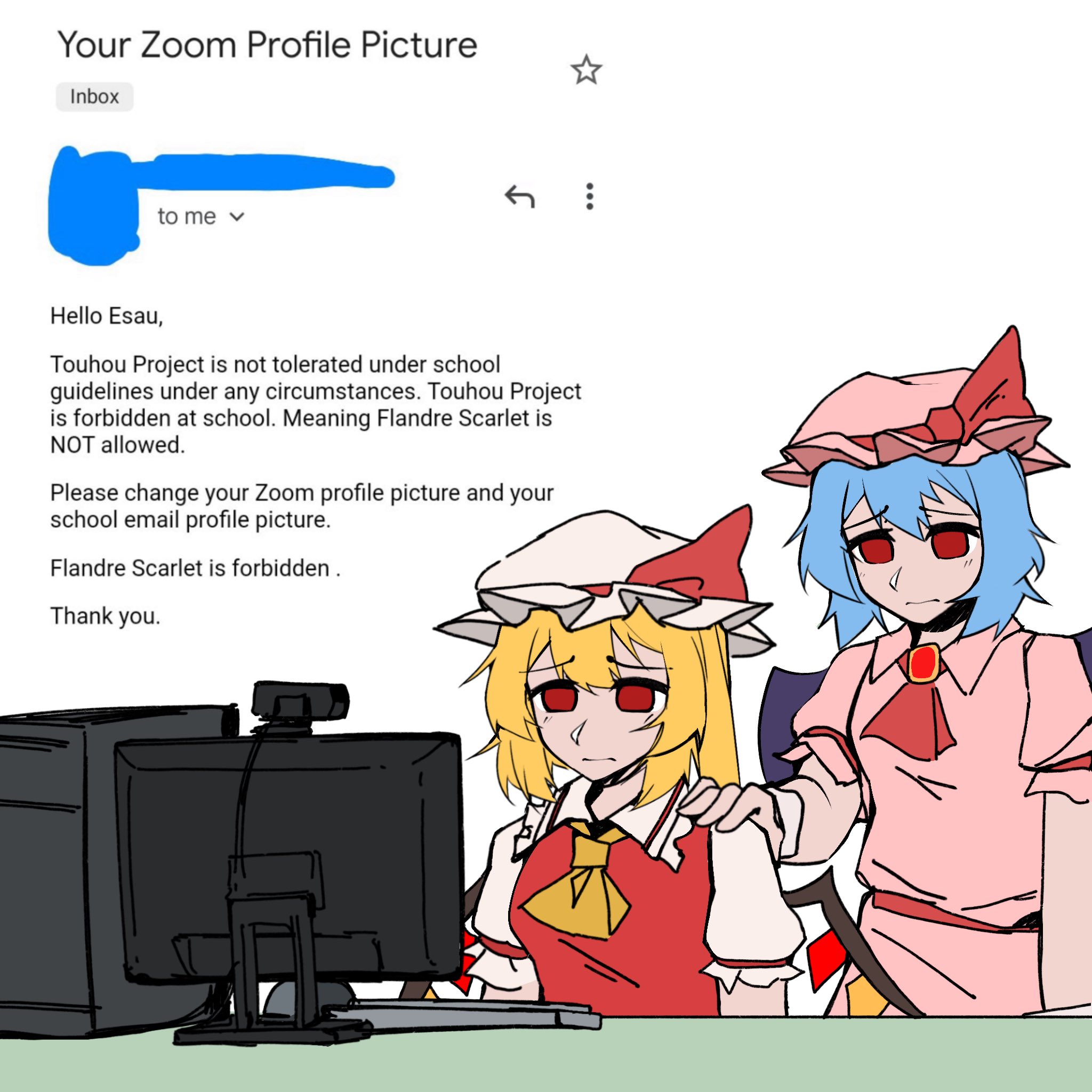 The Big ImageBoard (TBIB) - 2girls ascot blonde hair blue hair ...
