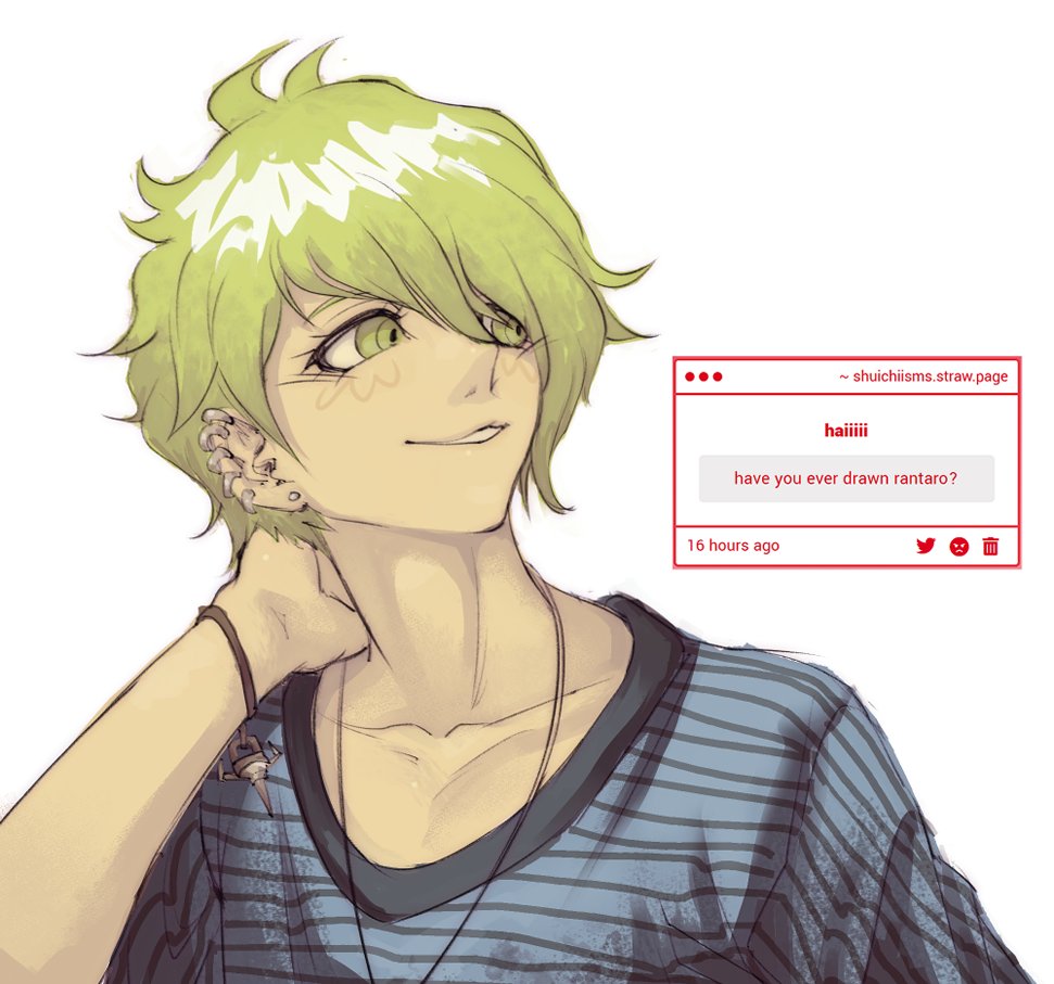 The Big ImageBoard (TBIB) - 1boy amami rantaro collarbone danganronpa (series) danganronpa v3 ...