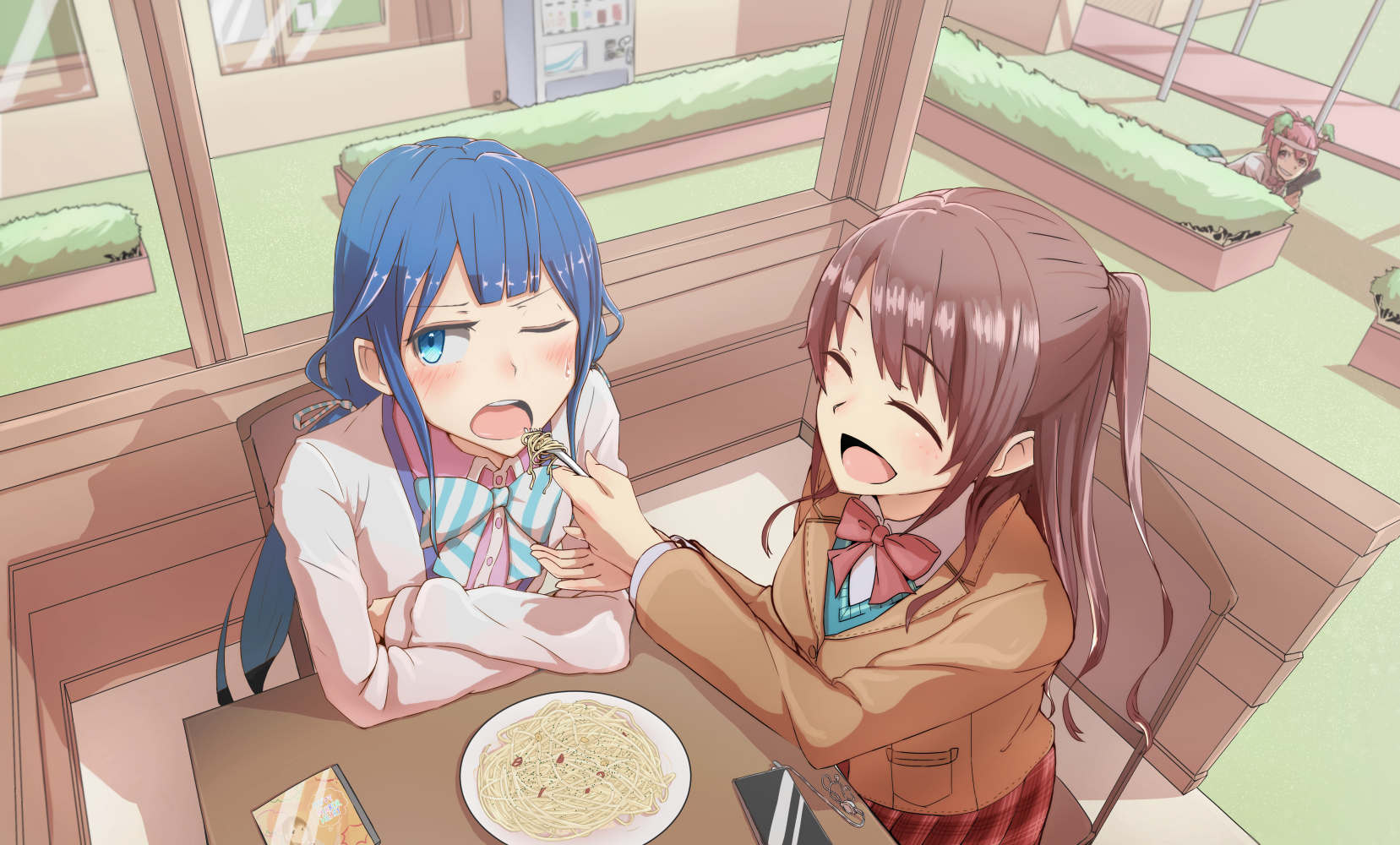 The Big Imageboard Tbib Adagaki Aki Blazer Blue Eyes Blush Cd Case