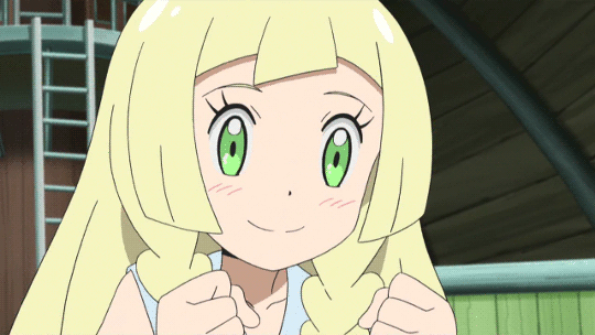 The Big ImageBoard (TBIB) - animated animated gif blonde hair blush green eyes lillie (pokemon ...