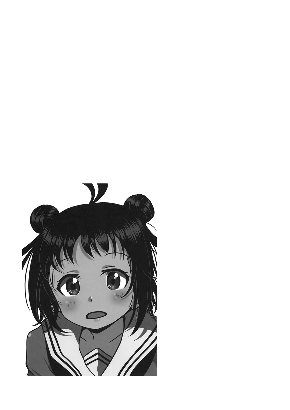 The Big ImageBoard (TBIB) - antenna hair bangs blush comic double bun ...