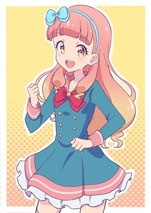 The Big ImageBoard (TBIB) - 1girl :d aikatsu! (series) aikatsu friends! blue bow blue dress ...