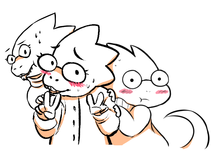 The Big Imageboard Tbib 2016 Alphys Anthro Anzu0 Blush