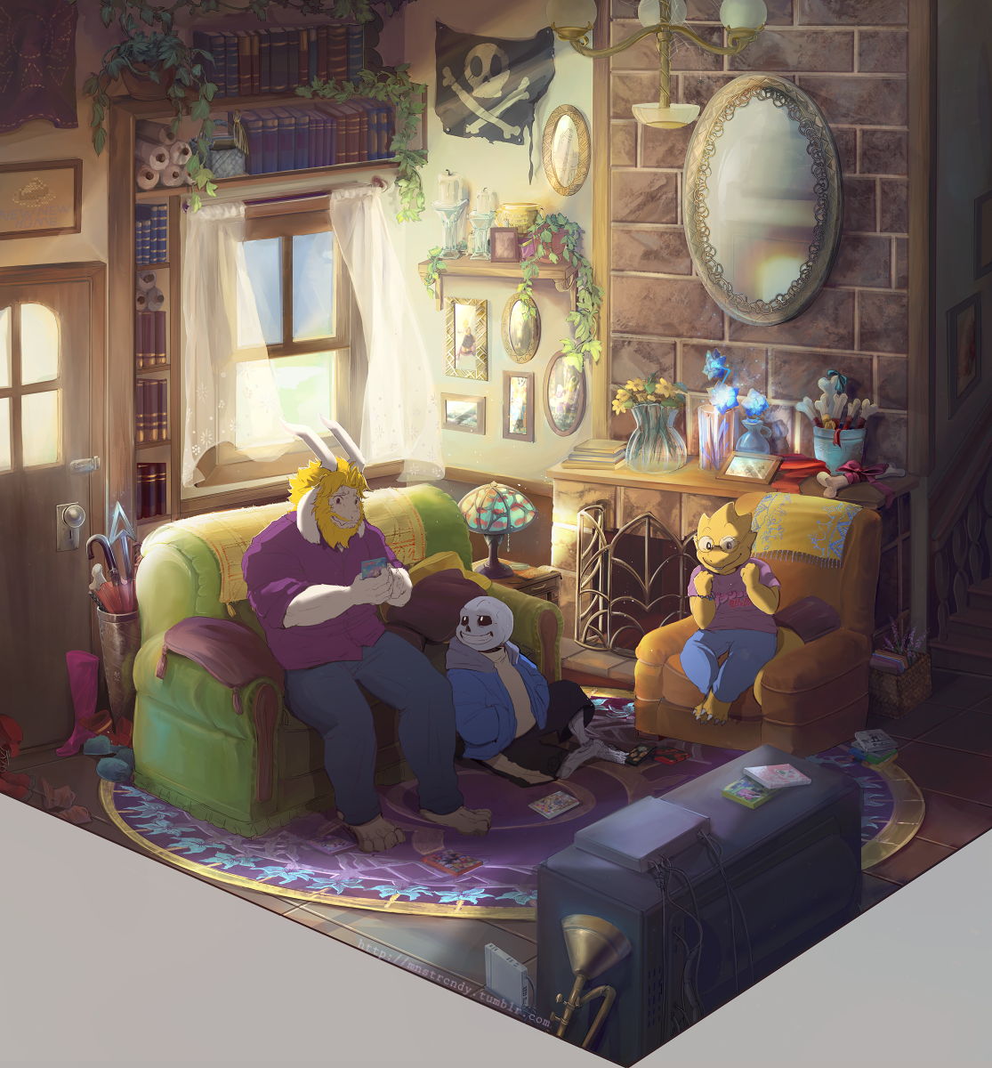 The Big ImageBoard (TBIB) - alphys animated skeleton asgore dreemurr bone book boss monster ...