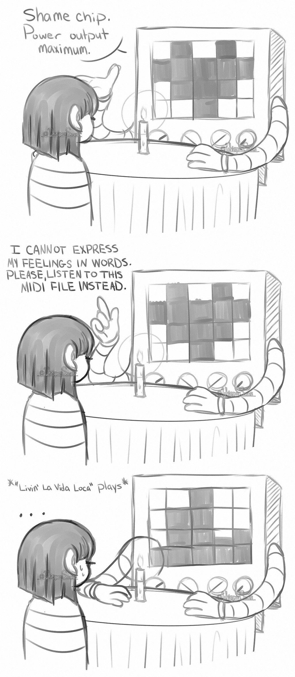 The Big ImageBoard (TBIB) - candle comic dialogue english text frisk ...