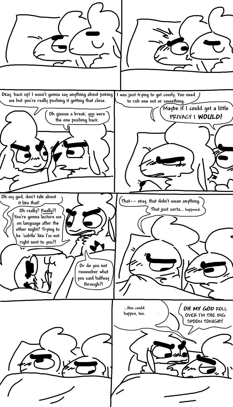 The Big Imageboard Tbib 4 7 Annoyed Anthro Bed Bedding Black And