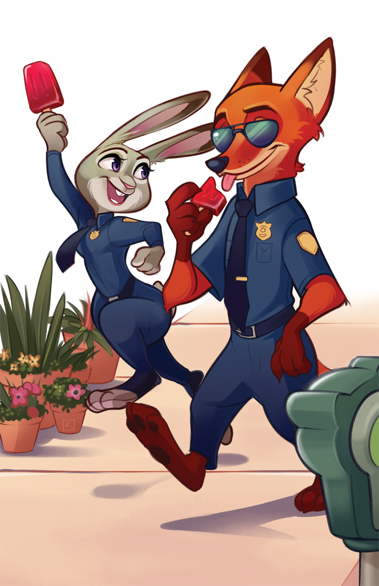 The Big ImageBoard (TBIB) - 2017 anthro canid canine clothed clothing disney eyewear female fox ...