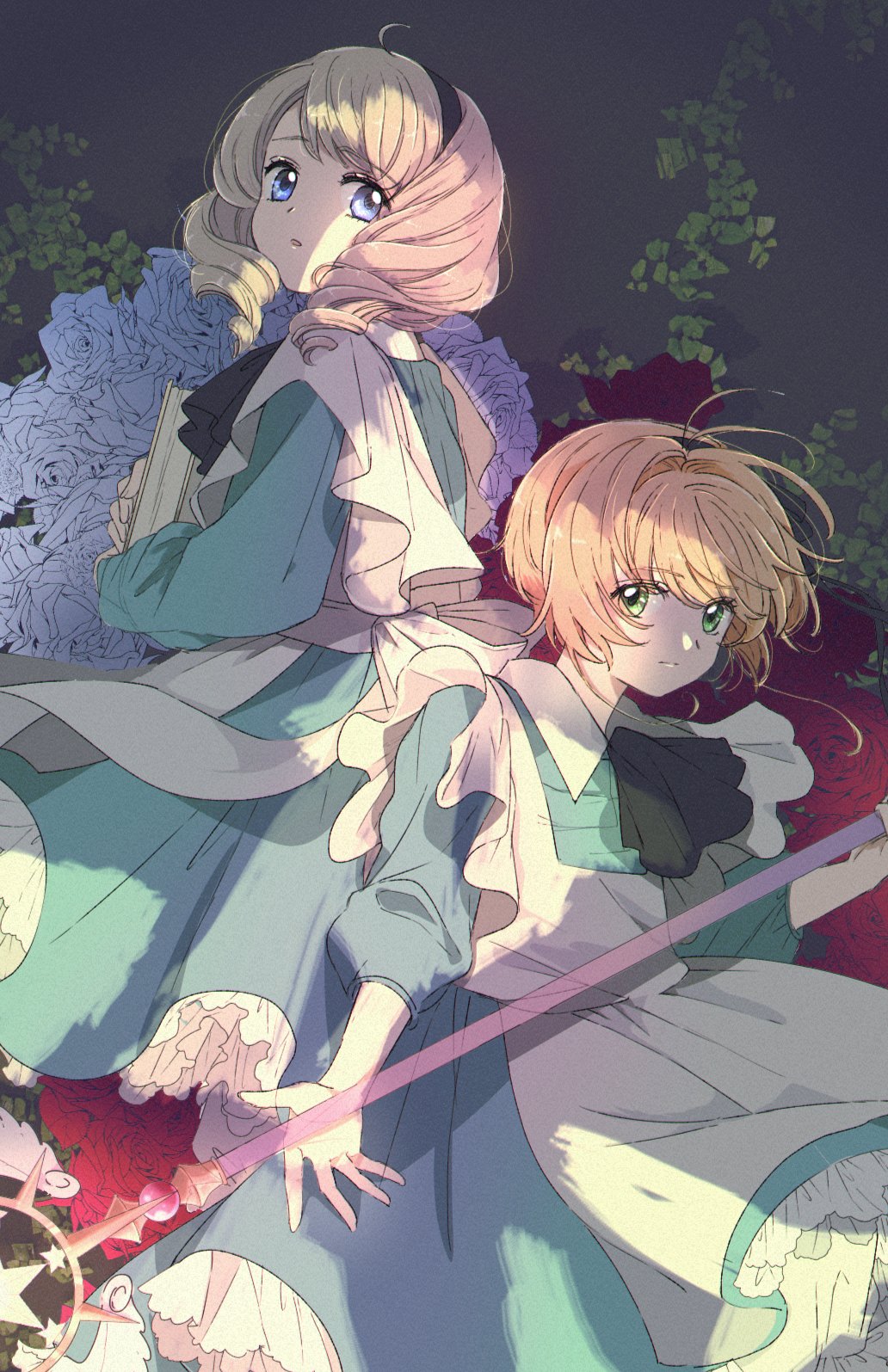 The Big Imageboard Tbib 2girls Ahoge Alice Alice In Wonderland