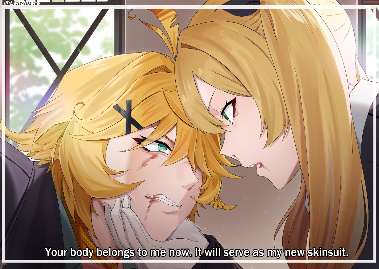 The Big ImageBoard (TBIB) - 2girls alternate hairstyle blonde hair blood blood on teeth bruise ...